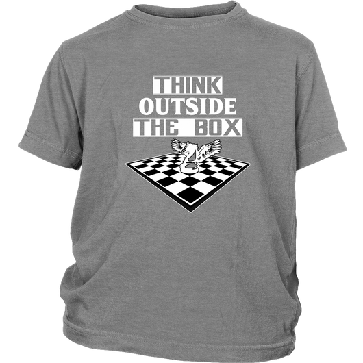 Think outside the box - Youth chess T-Shirt – Chess Boutique